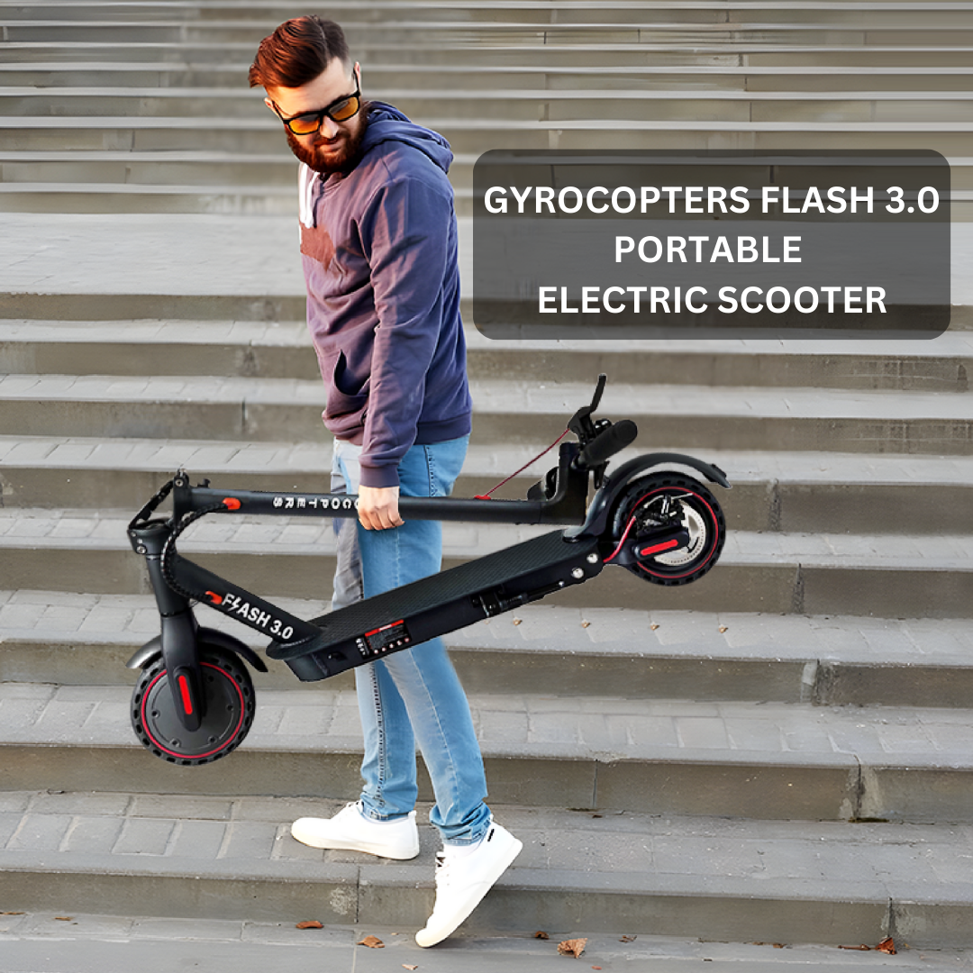 Gyrocopters Flash 3.0 Portable Electric Scooter I Range Up to 28 km l ...