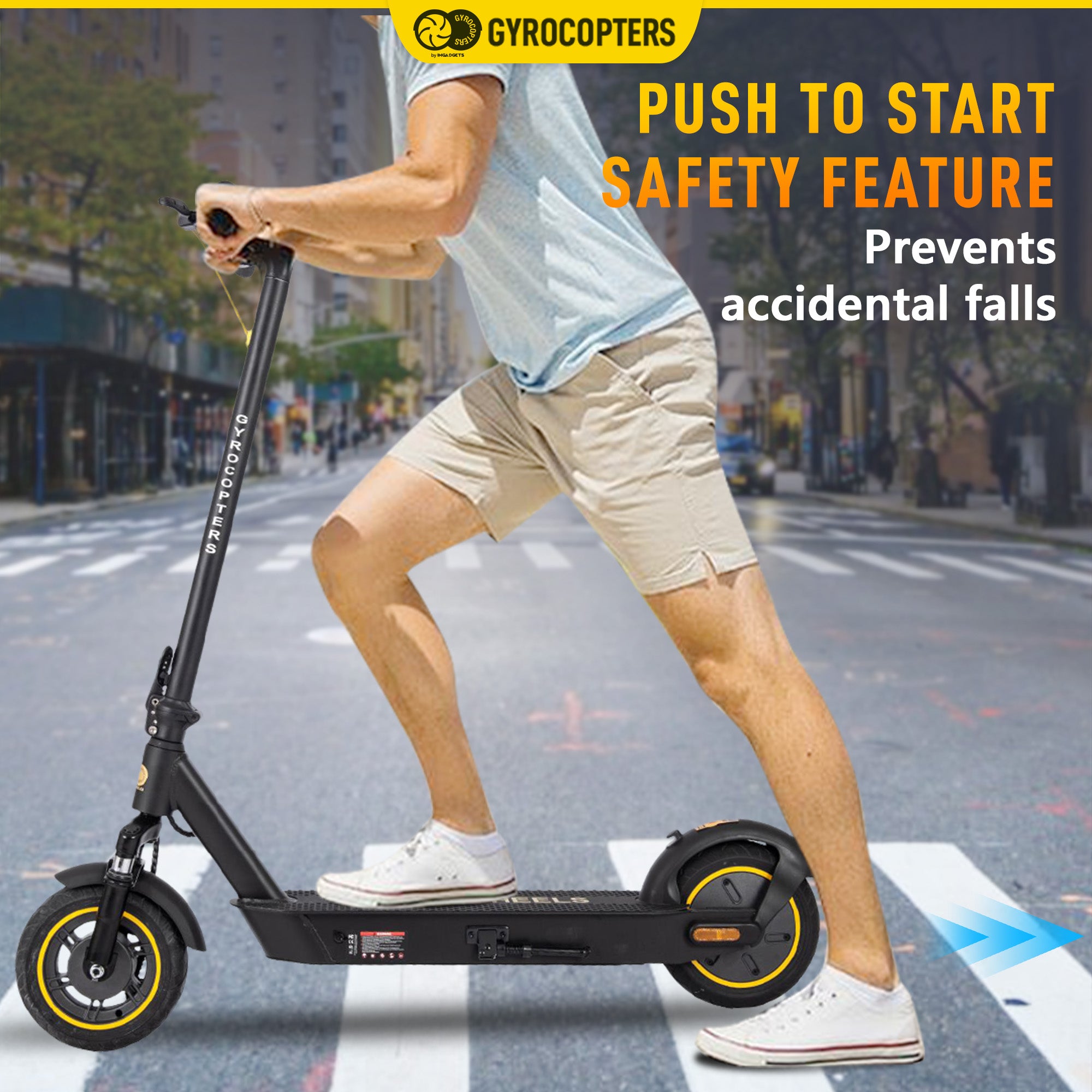 Re-certified Gyrocopters Flash Pro Max Scooter for adults l Range up t ...