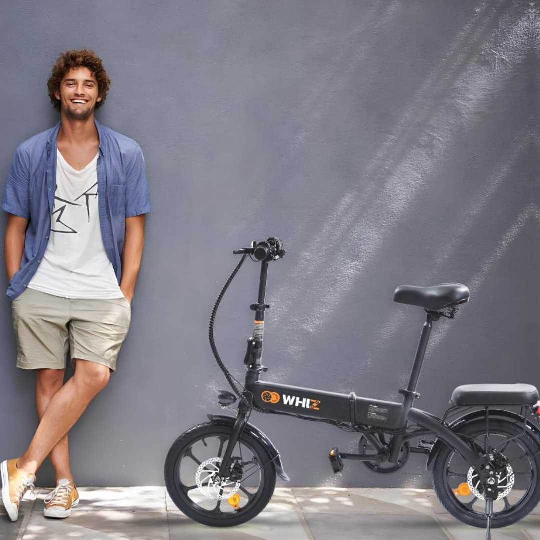 Re-Certified Gyrocopters Whiz Foldable Electric Bike| 3-Stage Fold | 3 ...