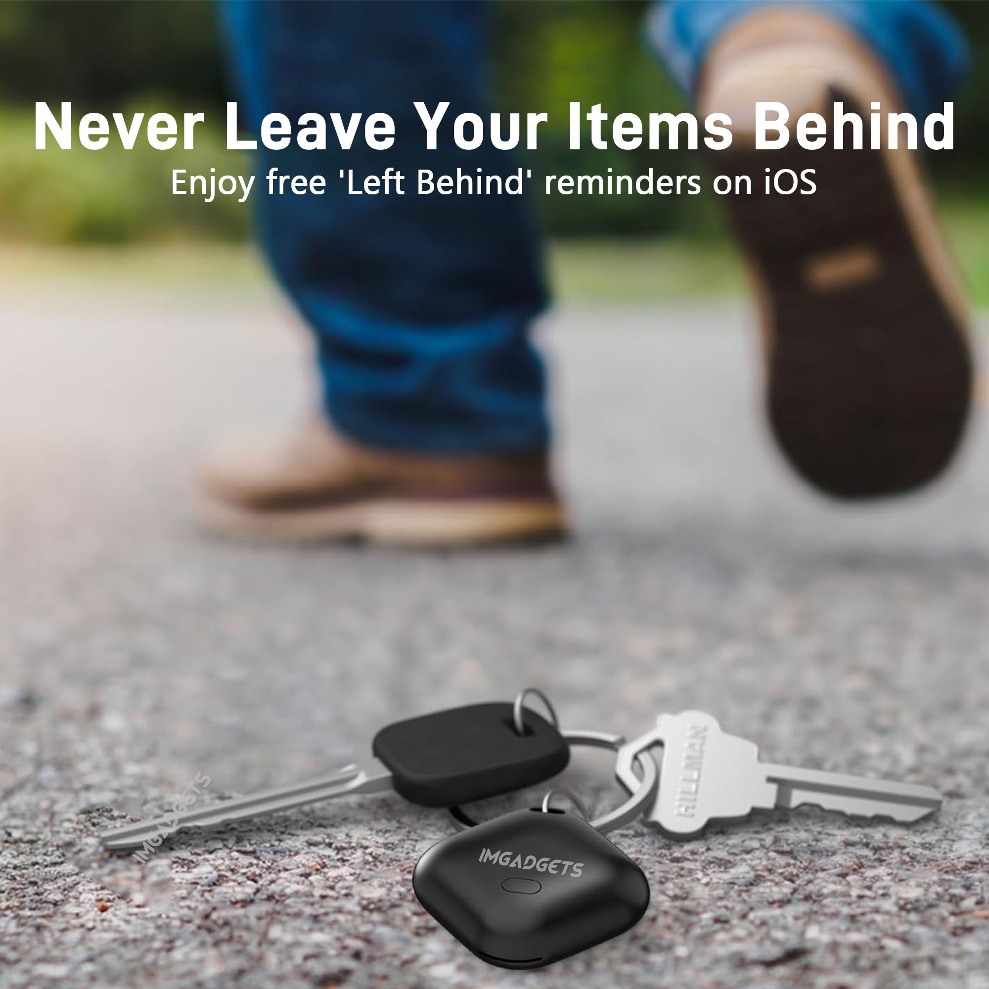 IMGadgets Smart World Tag | Compatible with Apple Find My (iOS Only)