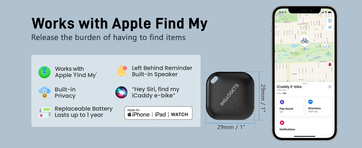 IMGadgets Smart World Tag | Compatible with Apple Find My (iOS Only)