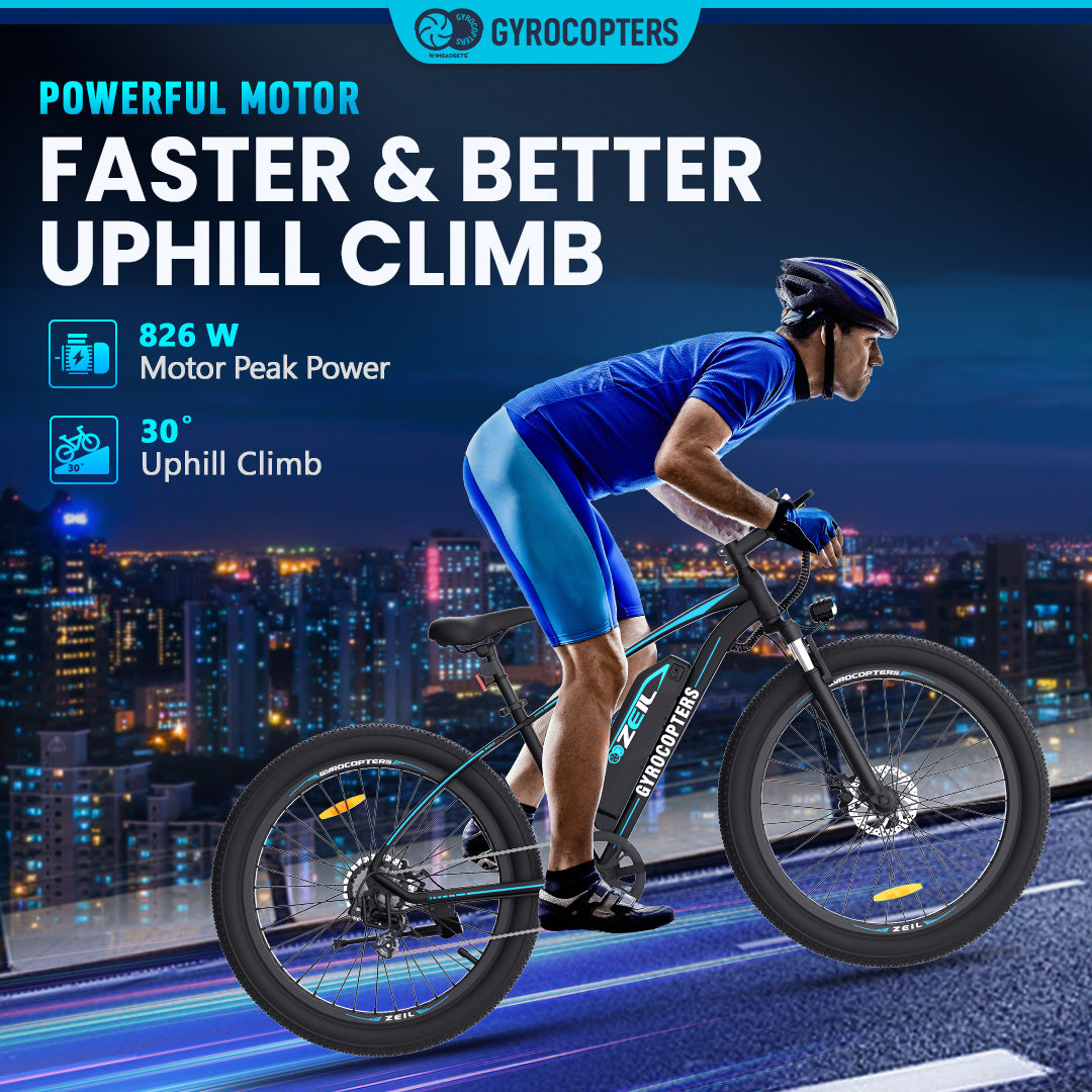 Gyrocopters Zeil Mountain E- Bike for adults with 500 W Motor | 27.5 ...