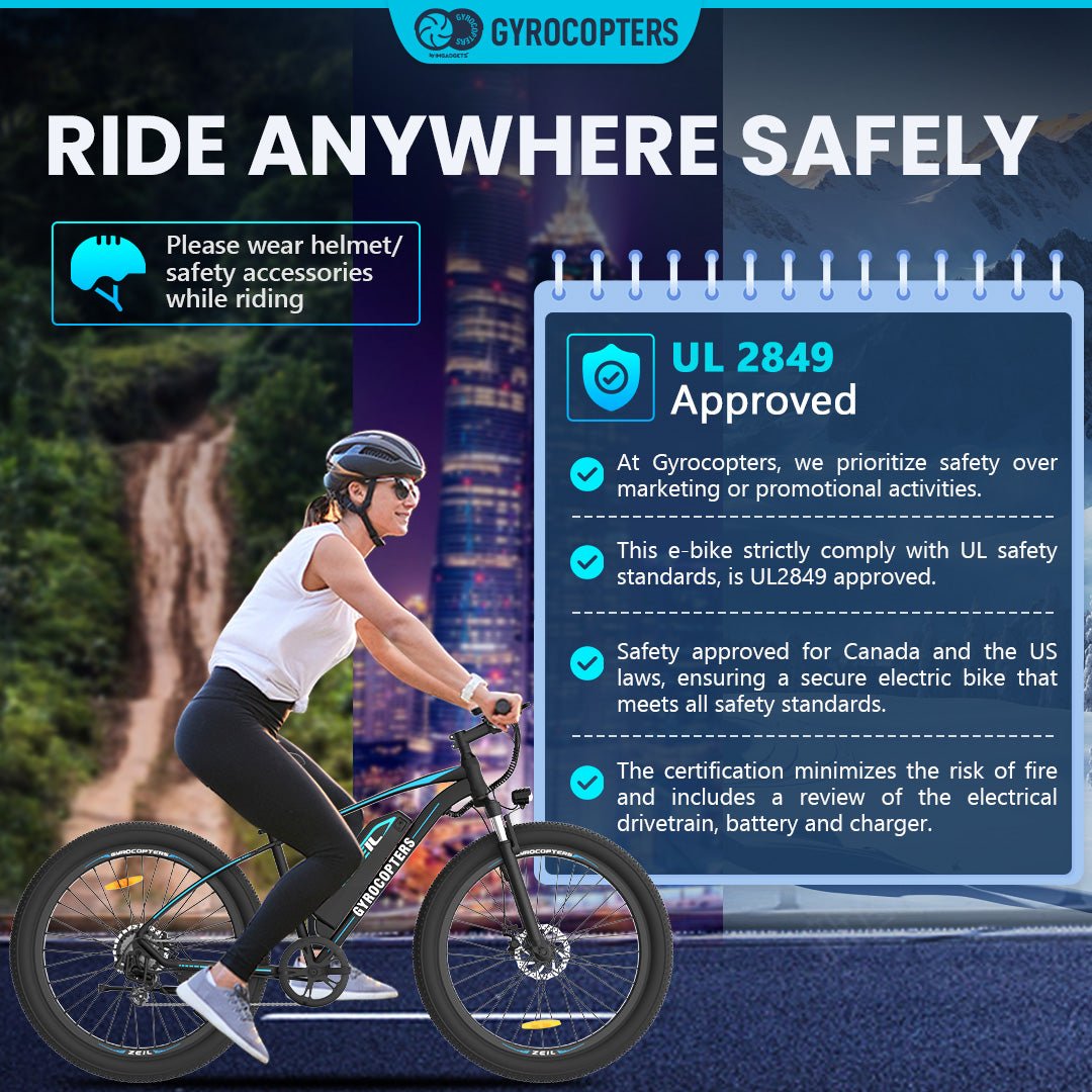 Gyrocopters Zeil Mountain E- Bike for adults with 500 W Motor | 27.5 ...