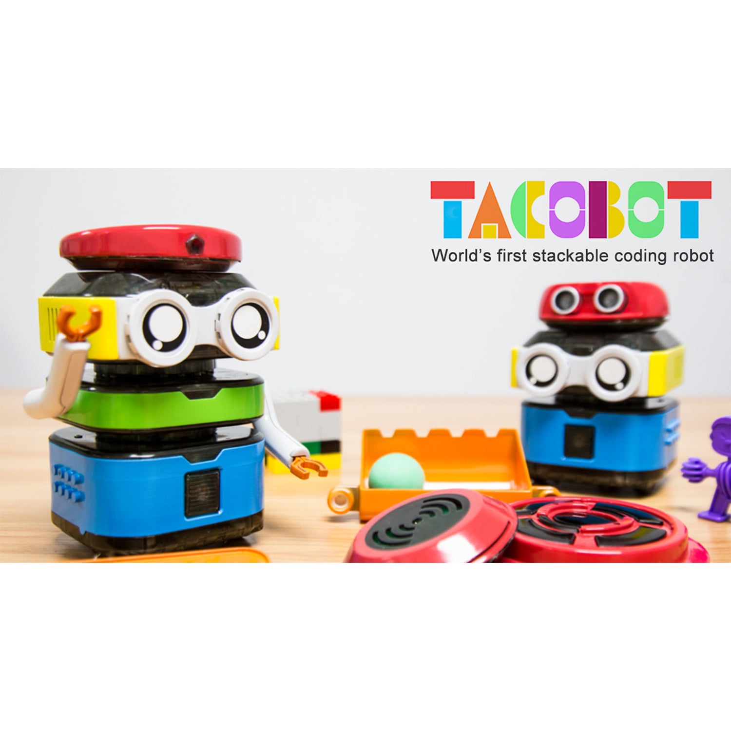 TacoBot Stackable Coding Robot for STEM Learning - Intellectual & Educational Toys – IMGadgets